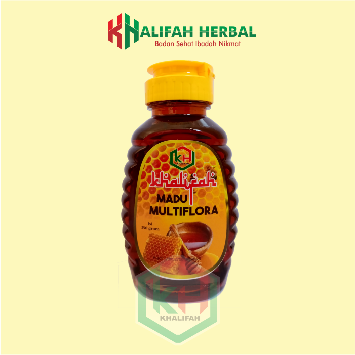 Madu Murni Multiflora Asli 350 Gram | Khalifah Herbal - Distributor ...